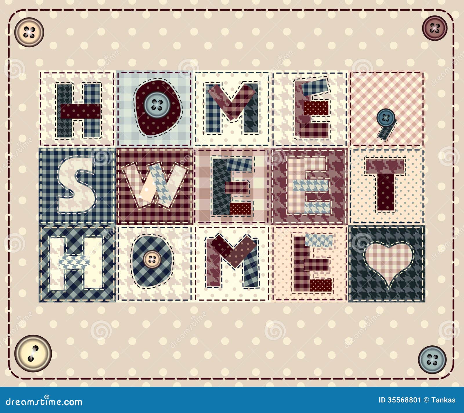 Home, sweet home stock vector. Illustration of text, home - 35568801