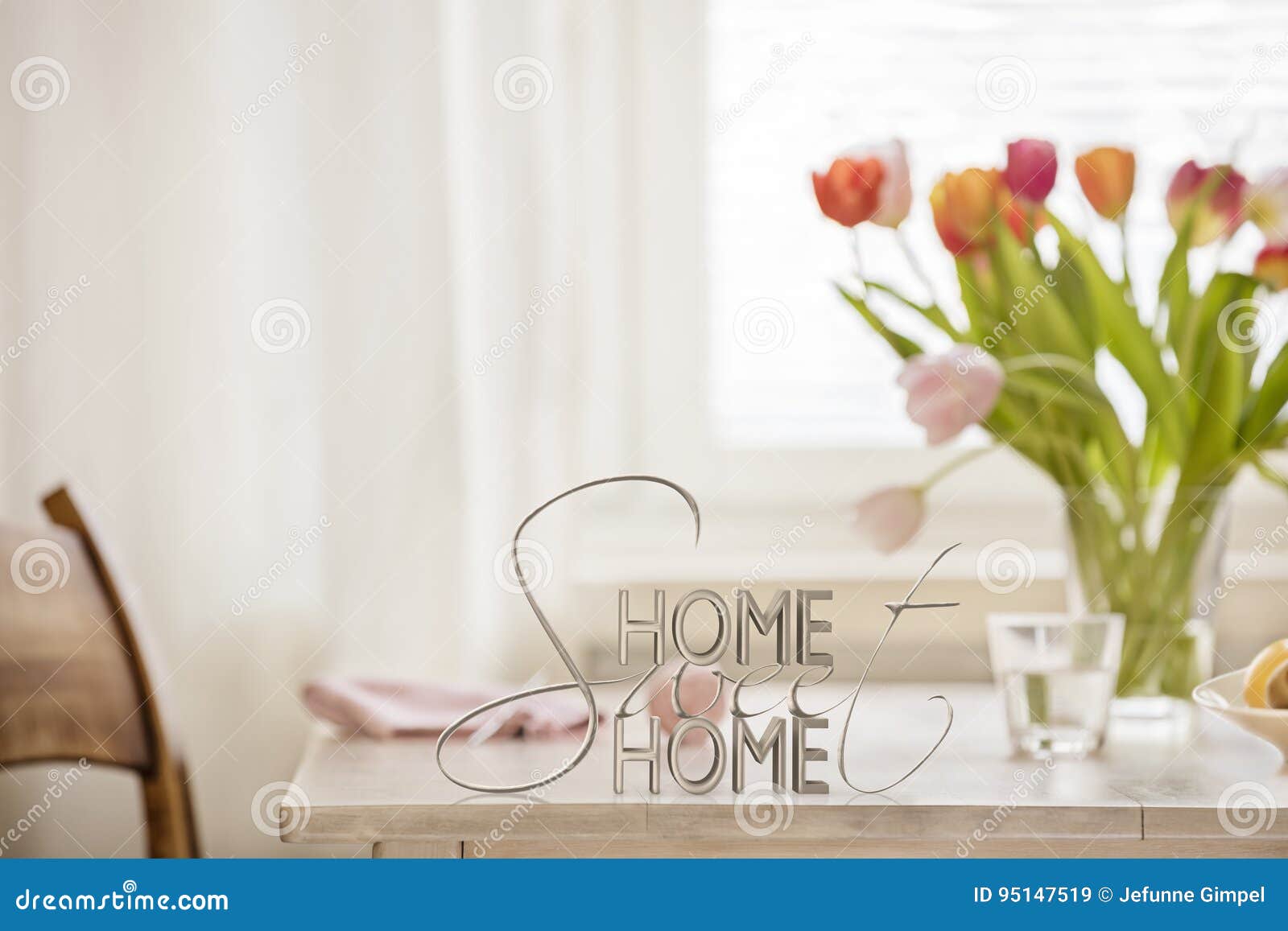 Home Sweet Home Drawing On Grass Texture Royalty-Free Stock Image ...