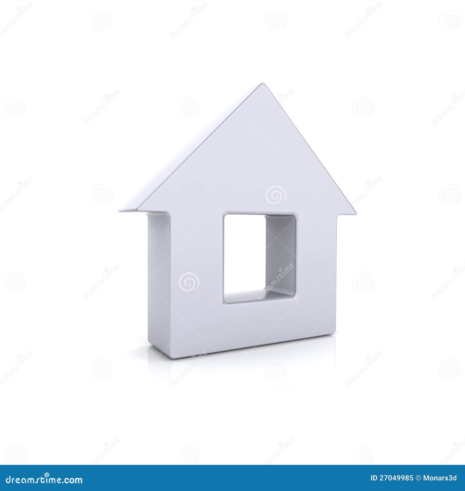 Metallic Home Key With House Silhouette Royalty-Free Illustration ...