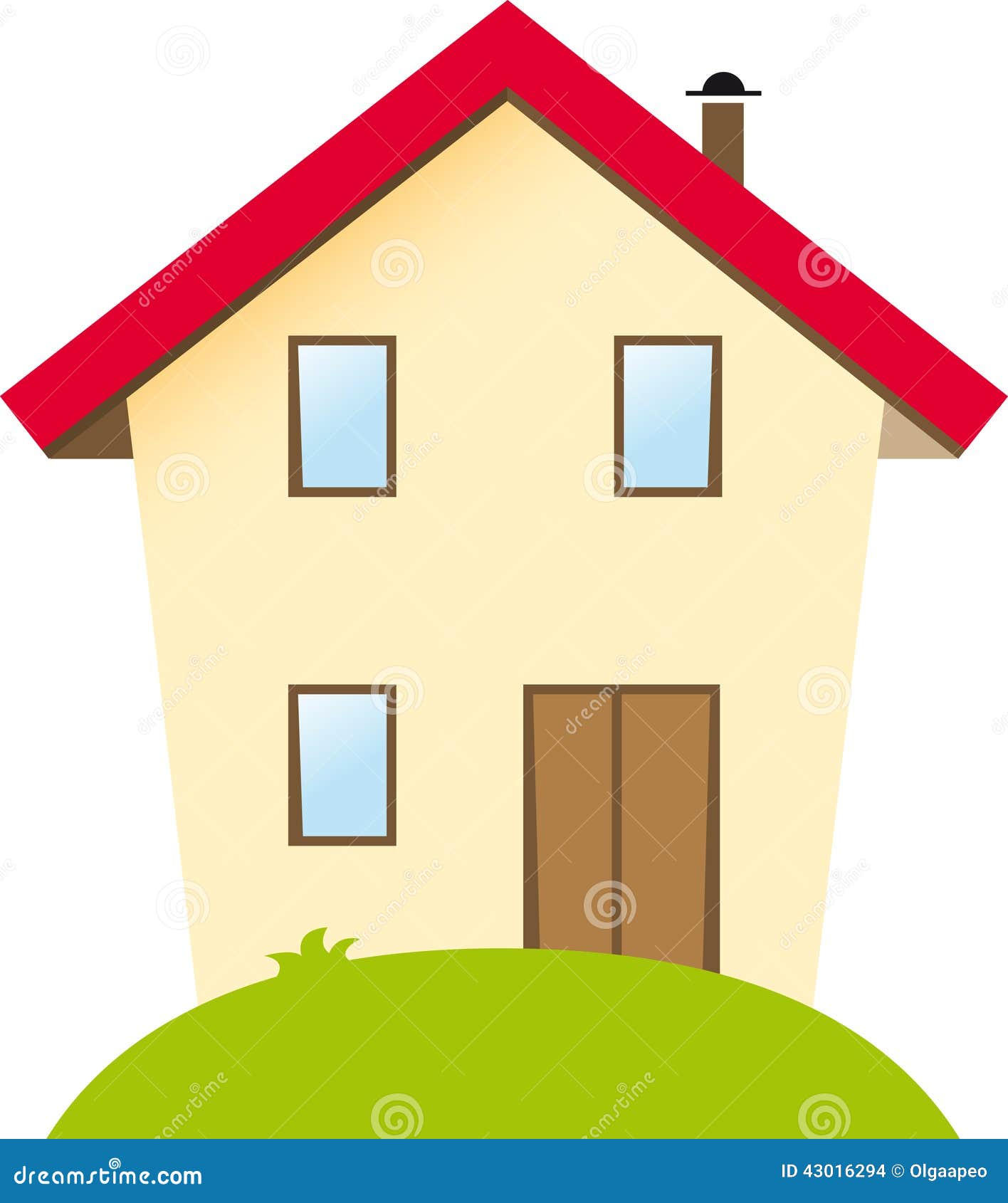 Home stock vector. Illustration of icon, roof, small - 43016294