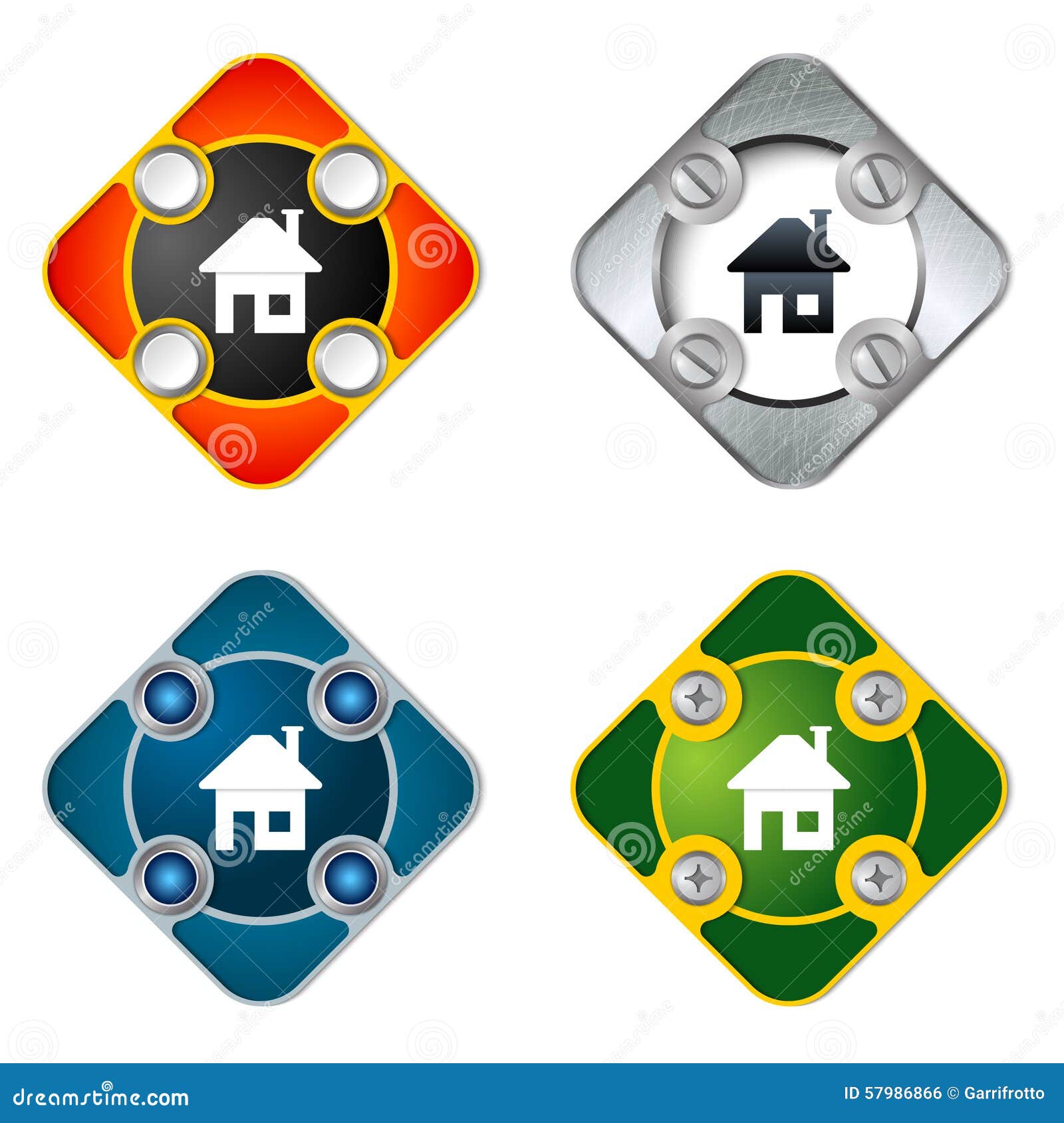 Home symbol stock vector. Illustration of blue, real - 57986866