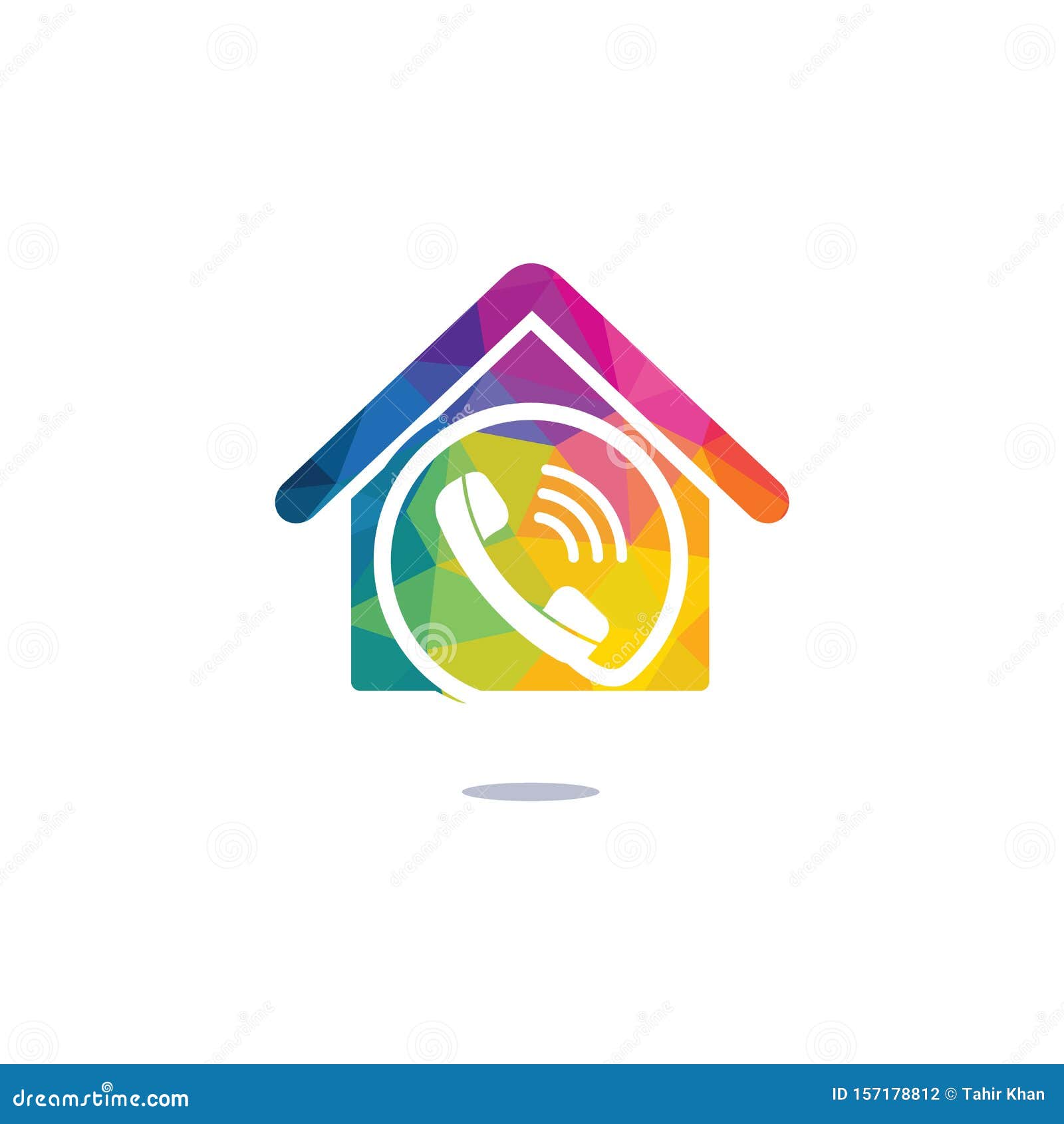 Telephone Logo Template Design. Stock Vector - Illustration of creative ...