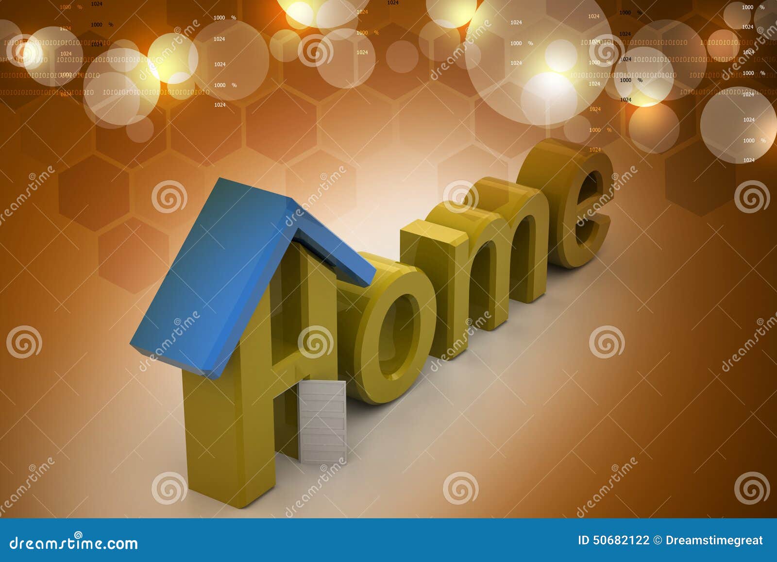 Home text with roof stock illustration. Illustration of business - 50682122