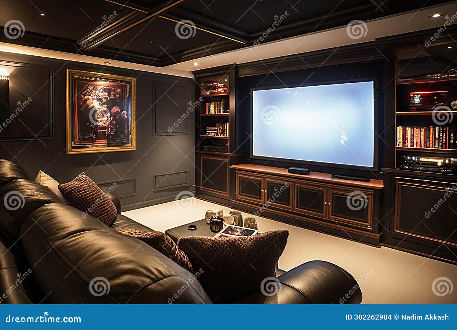 A Home Theater Game Console Gaming Moviewatching3 Stock Photo - Image ...