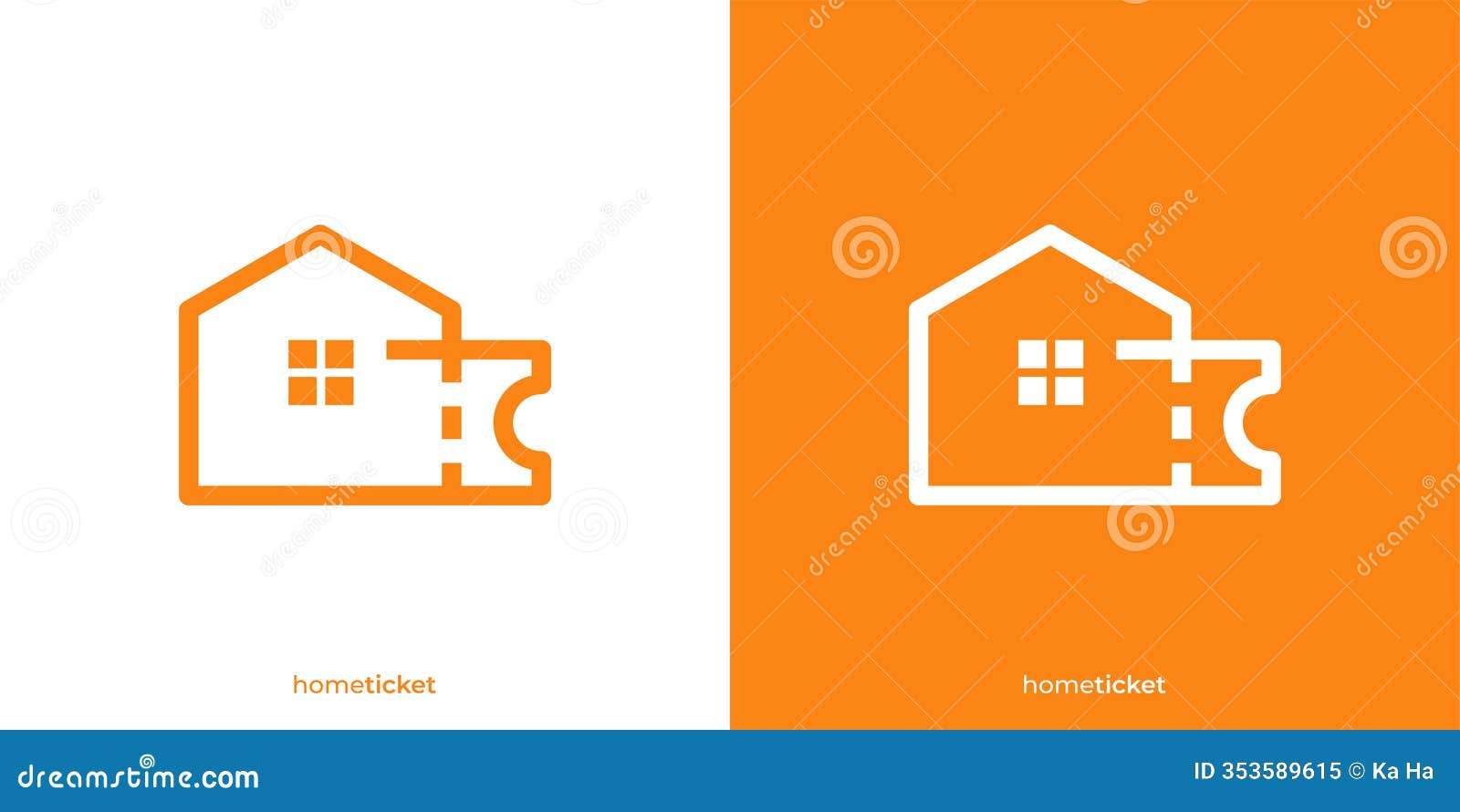 Simple Home Logo Design Vector, Building Logo Template | CartoonDealer ...
