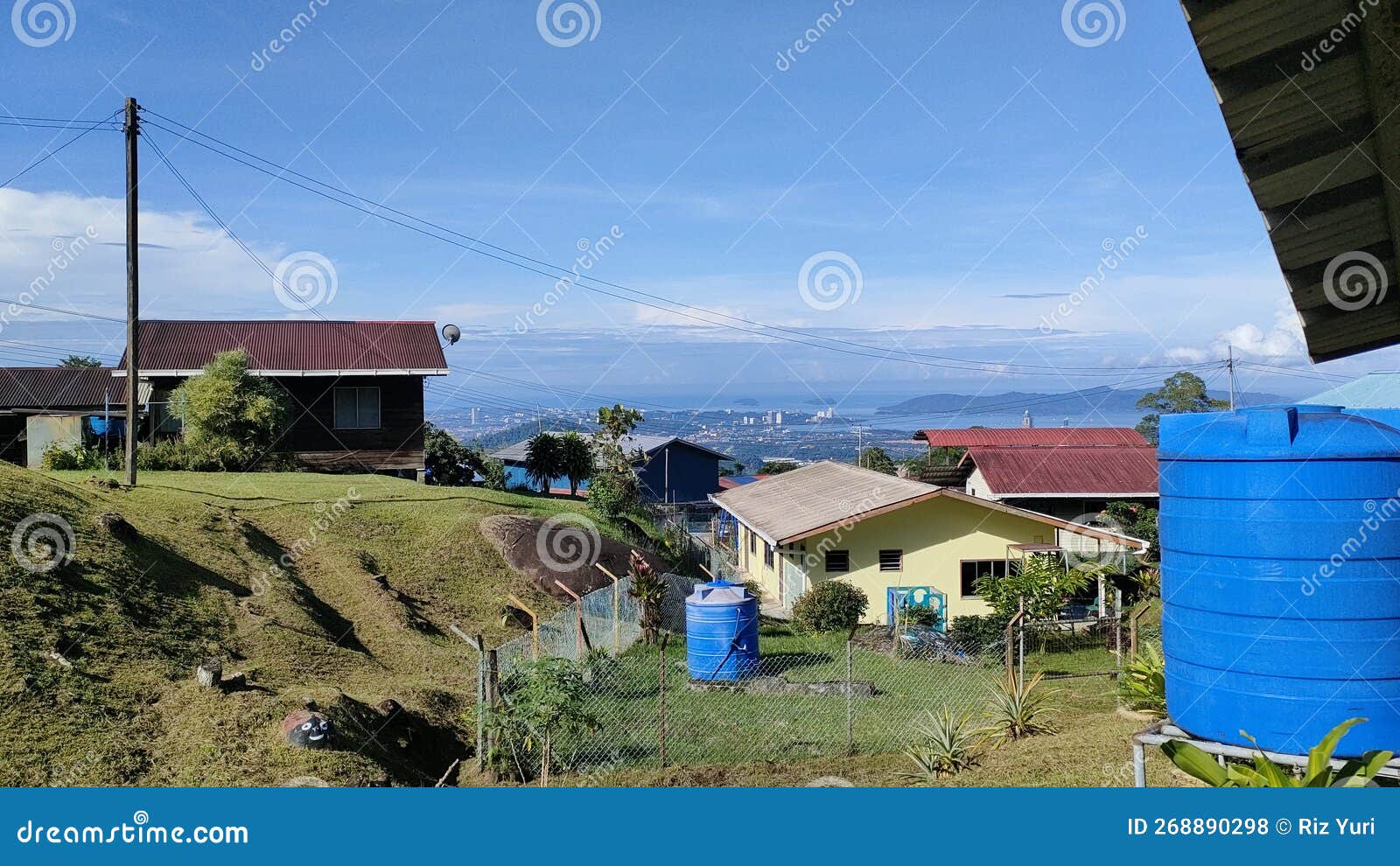 Home Town Landscape View from the Mountains Kokol Stock Photo - Image ...