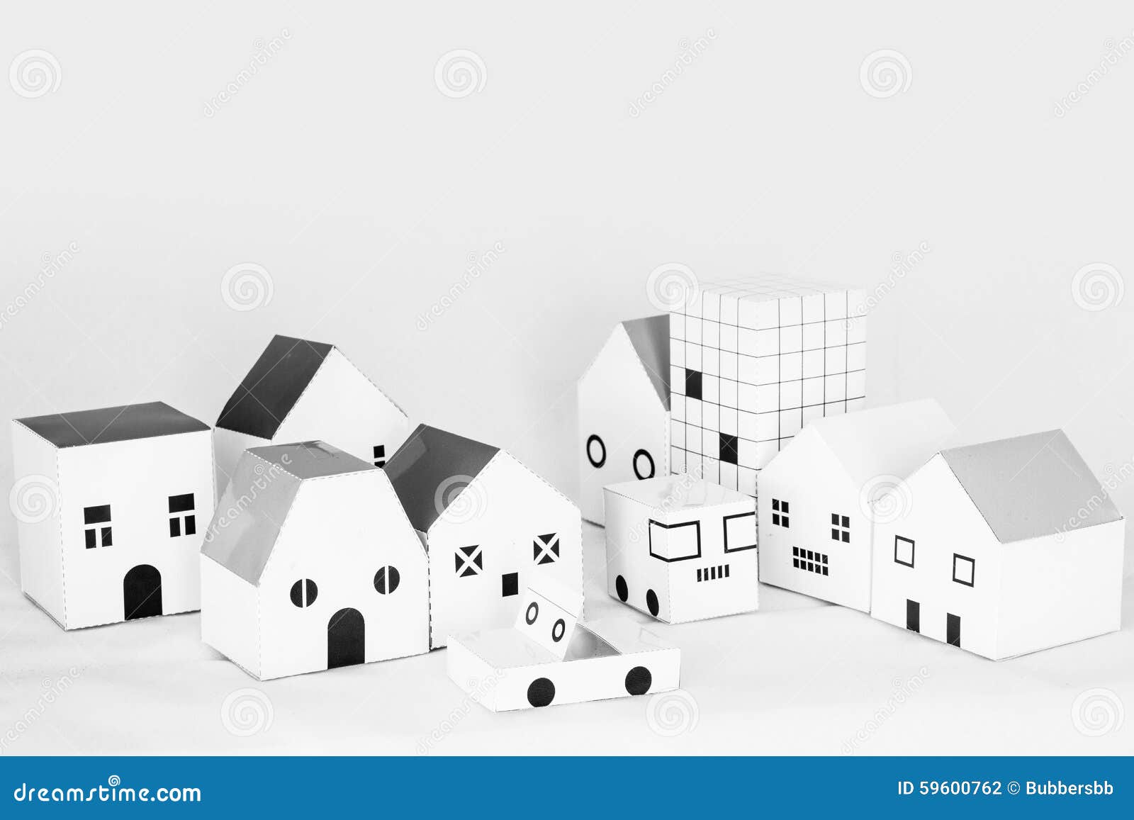 Home town paper stock illustration. Illustration of city - 59600762