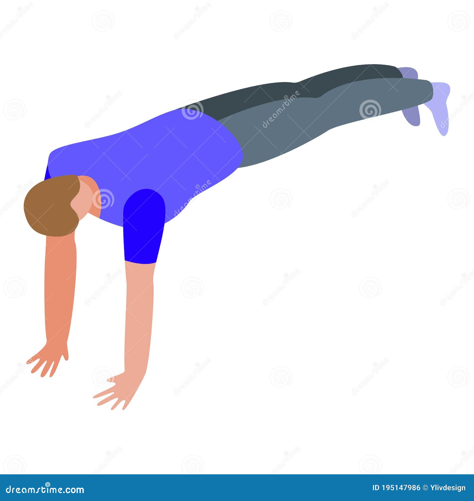 Home Training Push Up Icon, Isometric Style Stock Vector - Illustration ...