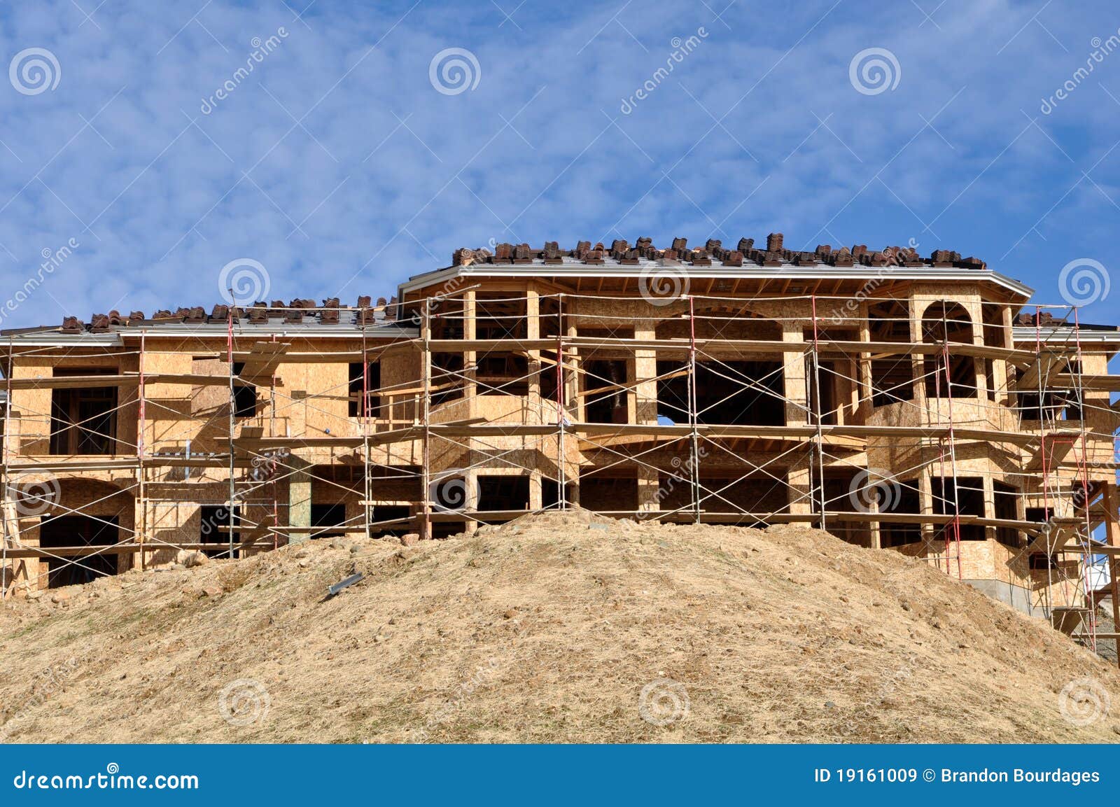 Home Under Construction stock image. Image of architecture - 19161009