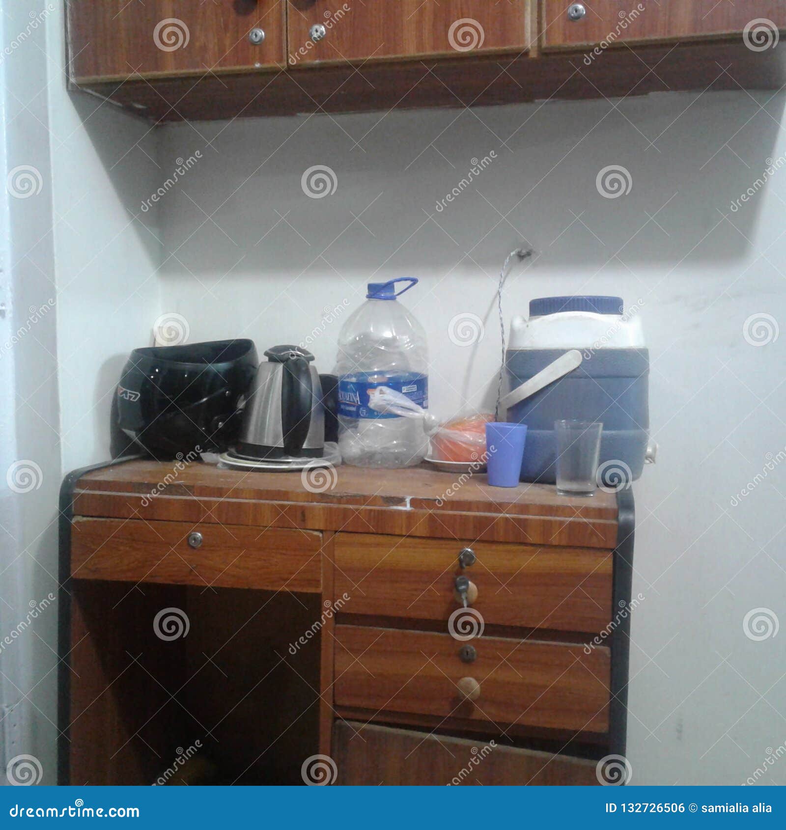 This is a Home Table for Use Home Editorial Photo - Image of work ...