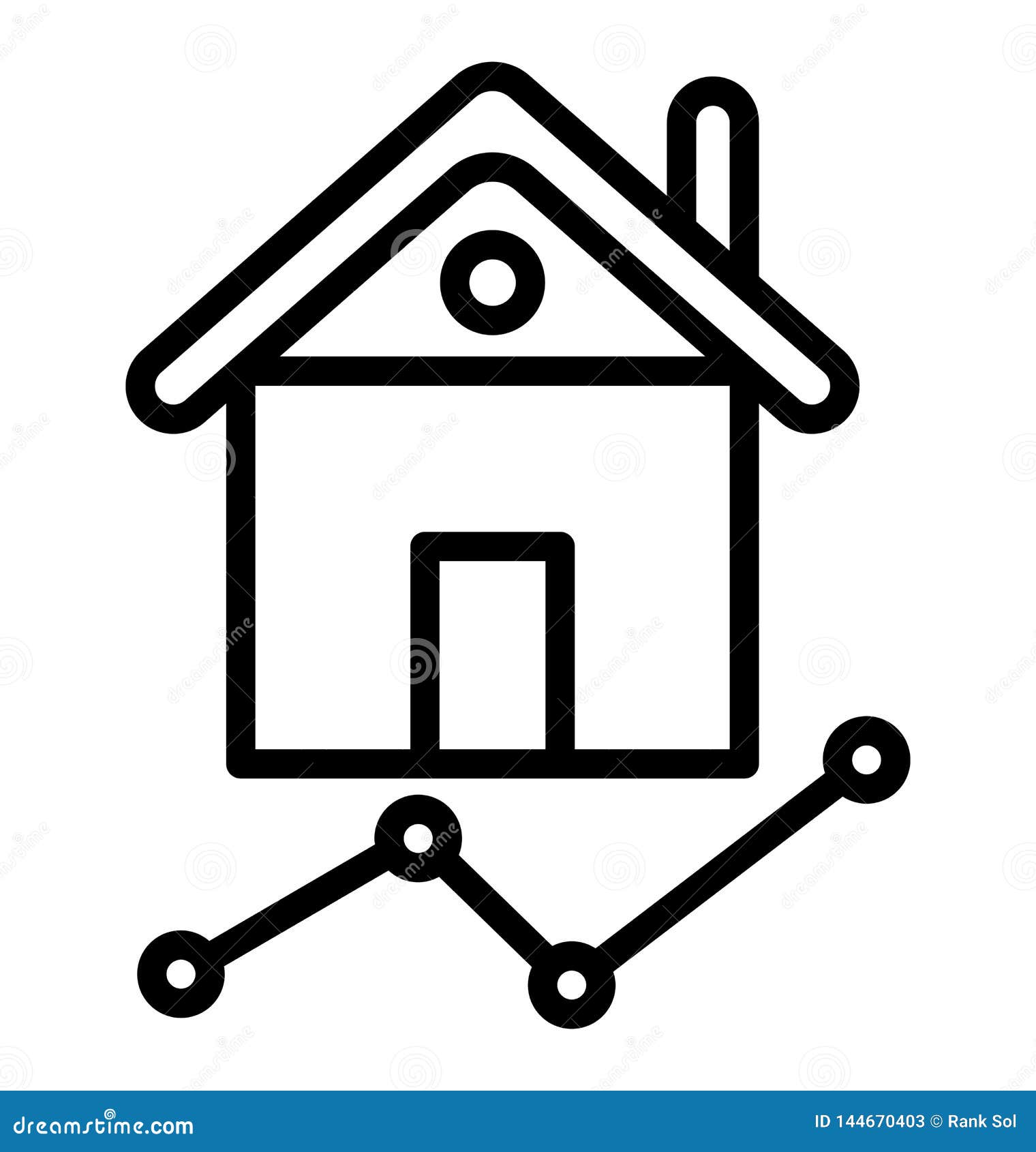 Basic RGB Home Value Isolated Vector Icon Which Can Easily Modify or ...