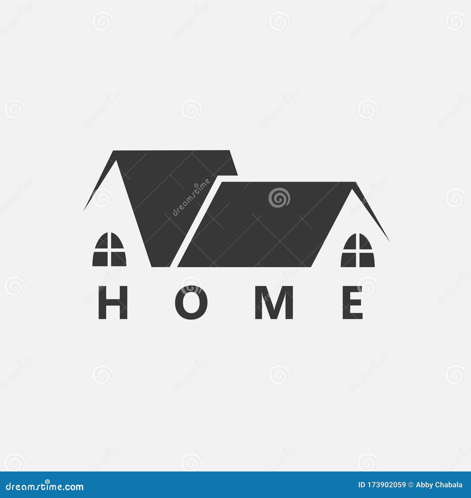 Home Vector Icon House Logo Slogan Stock Vector - Illustration of ...