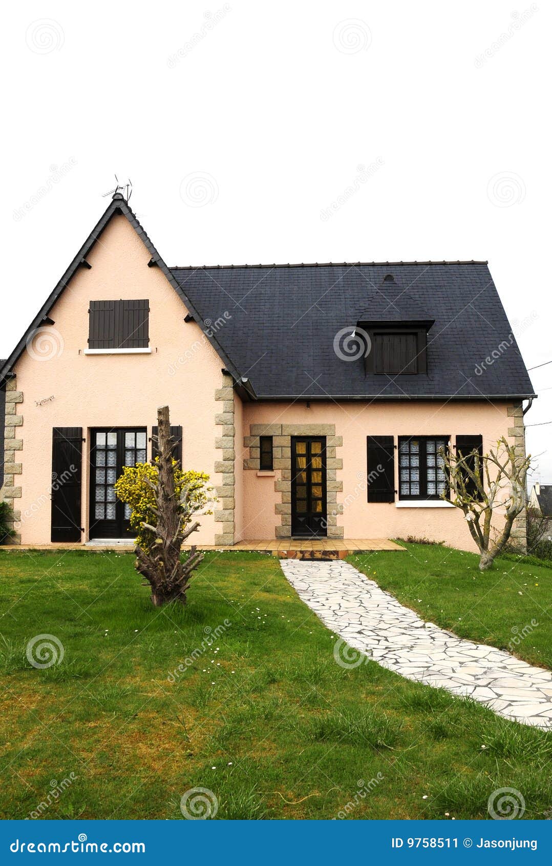 Home way stock image. Image of path, house, building, happiness - 9758511