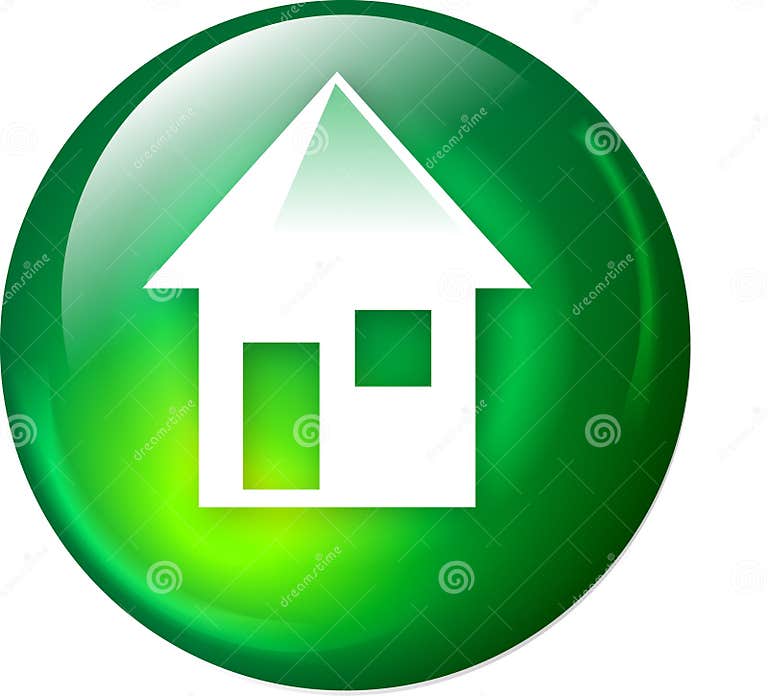 Home web button stock illustration. Illustration of button - 2001930
