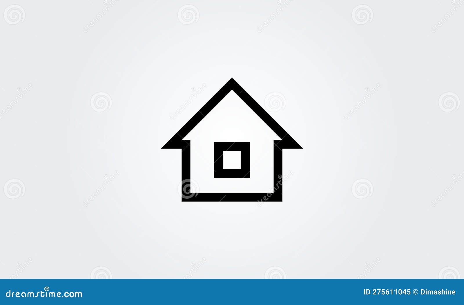 Home Web Icons. House Symbol Button, Simple Vector Illustration Stock ...