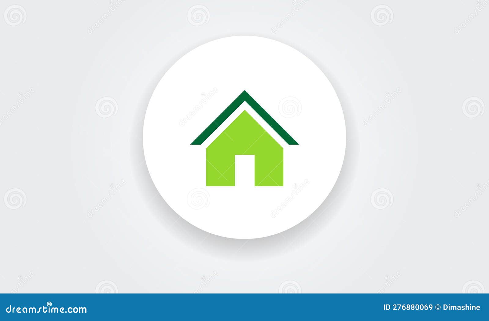 Home Web Icons. House Symbol Button, Simple Vector Illustration Stock ...