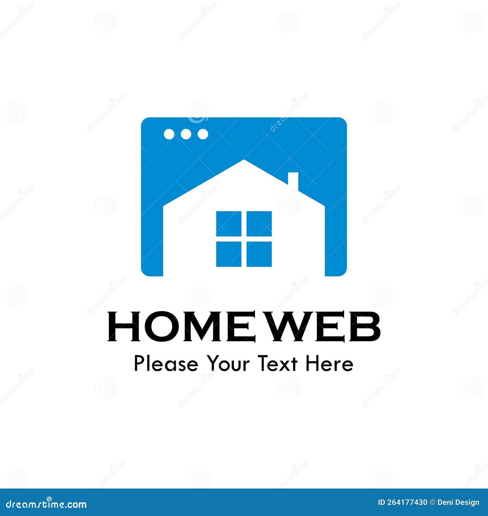 Home web logo stock vector. Illustration of cartoon - 264177430