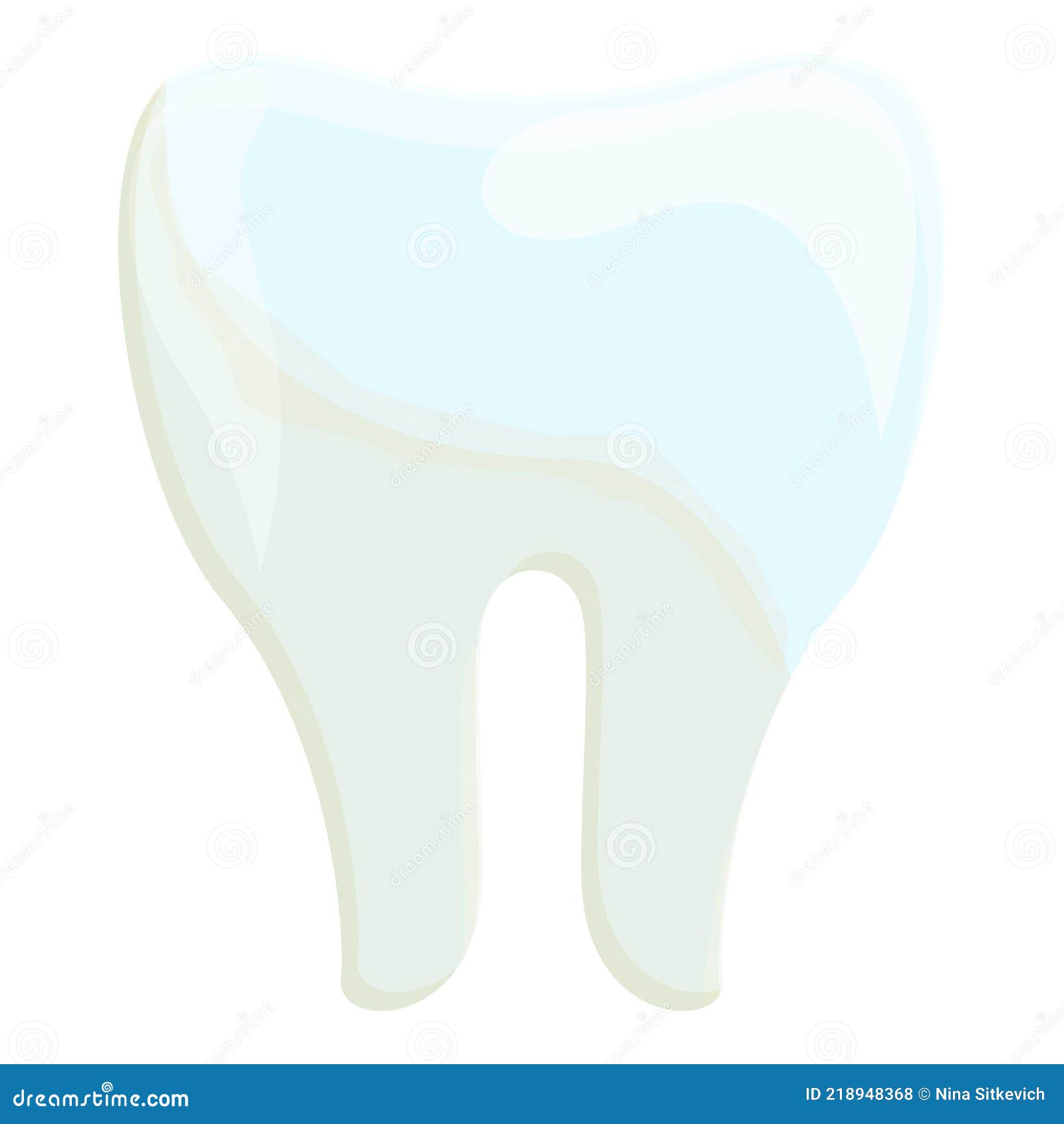 Home Whitening Teeth Icon, Cartoon Style Stock Vector - Illustration of ...