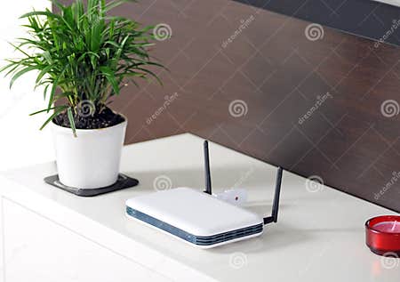 Home WIFI stock photo. Image of room, router, connection - 12110476