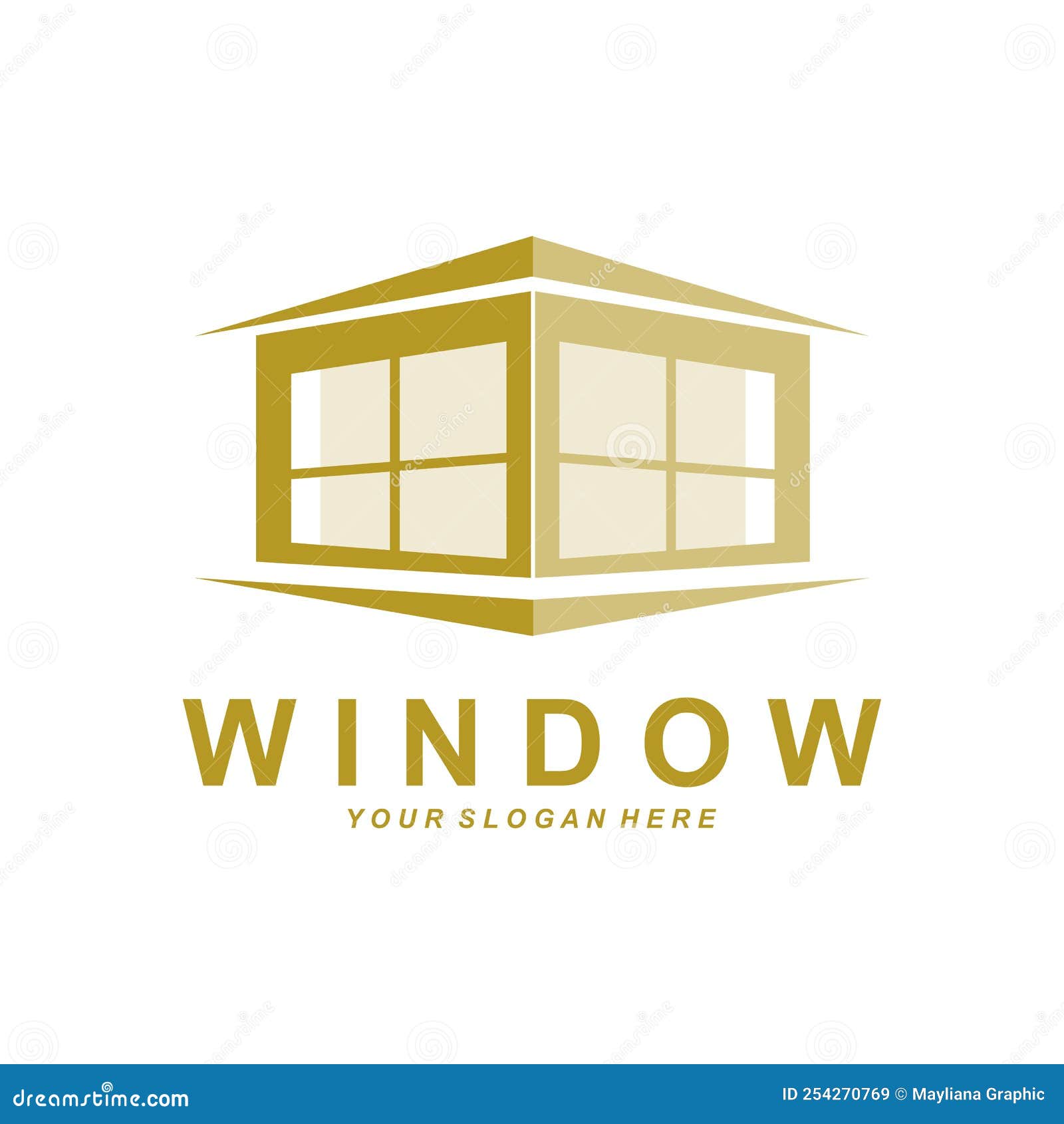 Home Window Logo, Home Interior Icon Design Stock Vector - Illustration ...