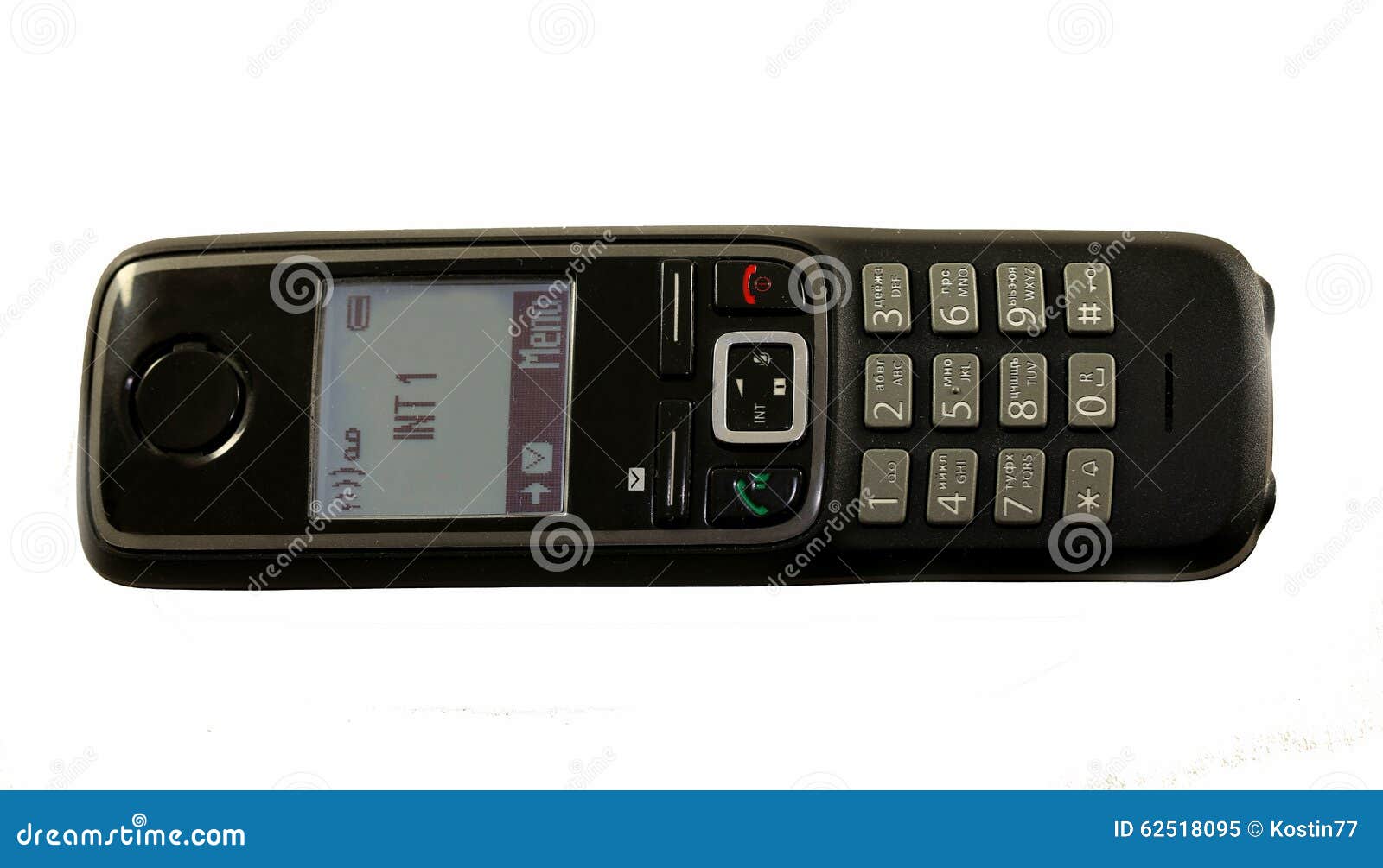 Home wireless telephone stock image. Image of modern - 62518095