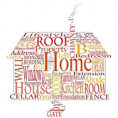 Home words stock vector. Illustration of home, property - 14391714