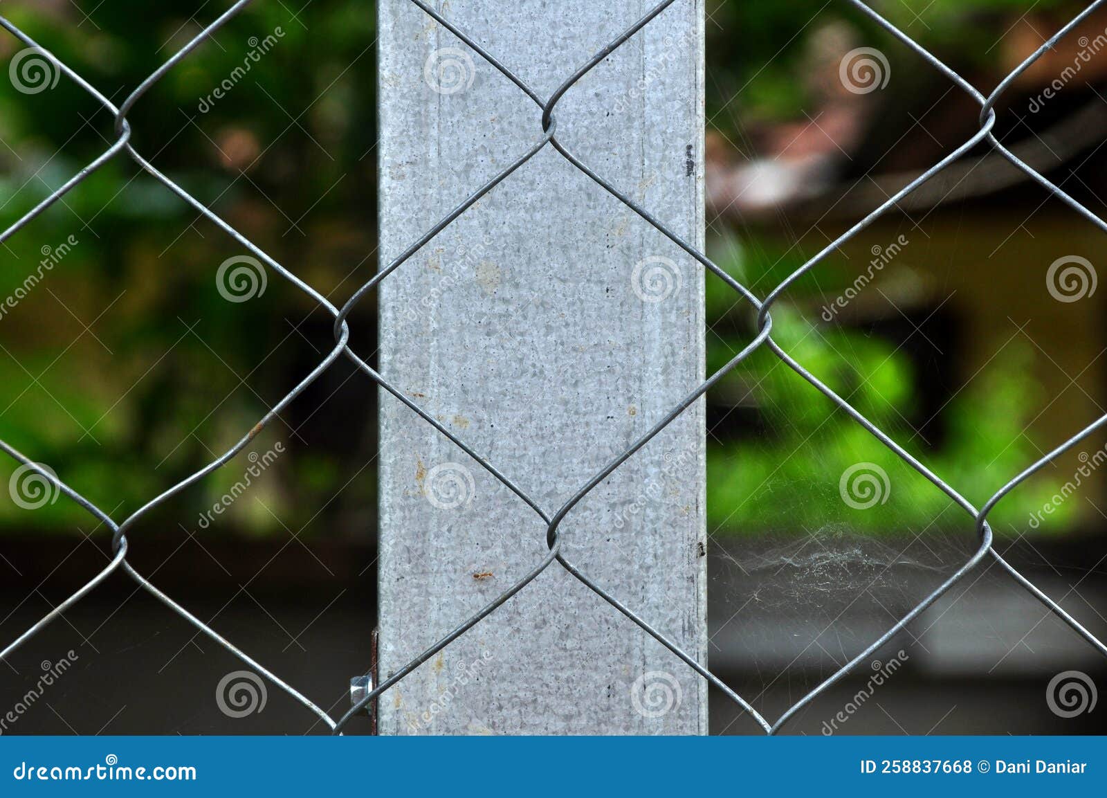 Home Yard Fence Security Wire Stock Photo - Image of mesh, panel: 258837668