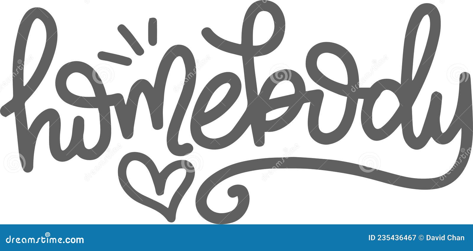 Homebody Logo Sign Inspirational Quotes Stock Vector - Illustration of ...