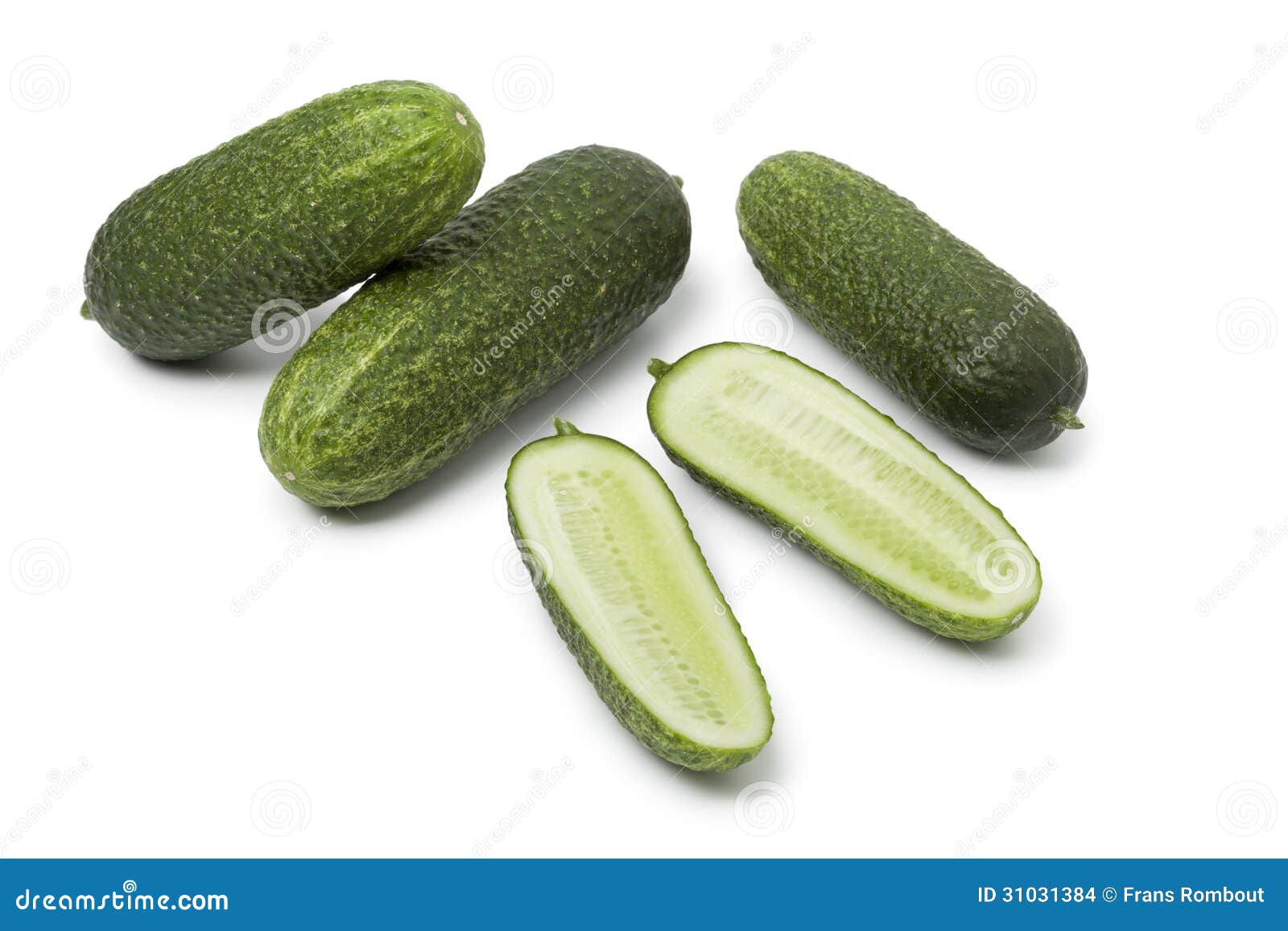 Homegrown Organic Cucumbers Stock Photo - Image of half, organic: 31031384
