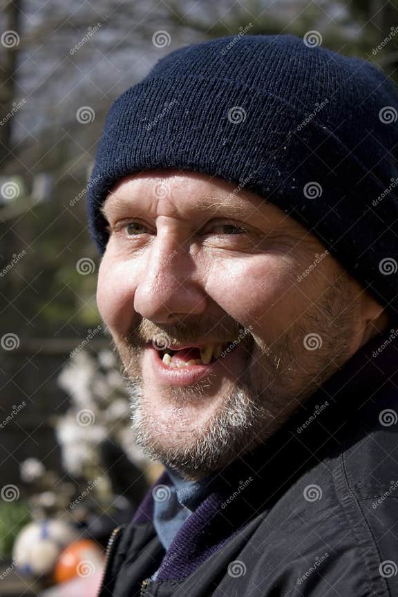 Homeless stock photo. Image of homeless, male, teeth - 13731320