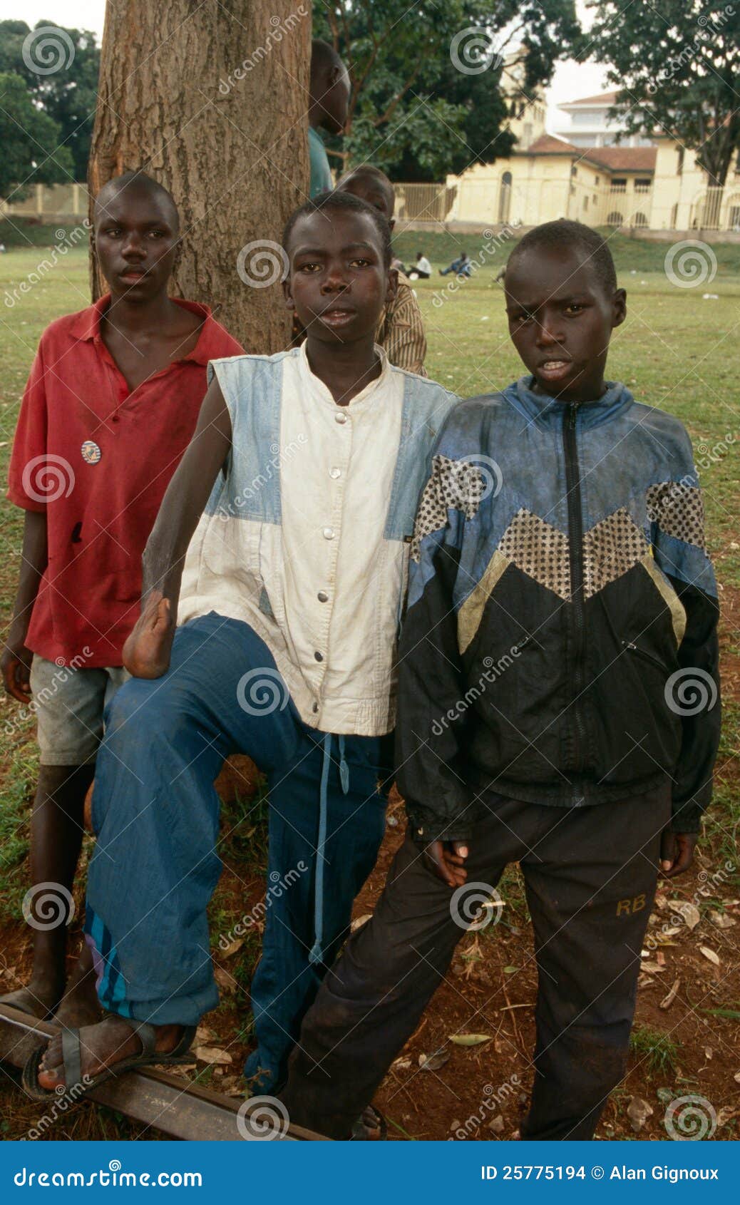 Homeless boys in Kampala editorial stock image. Image of africa - 25775194
