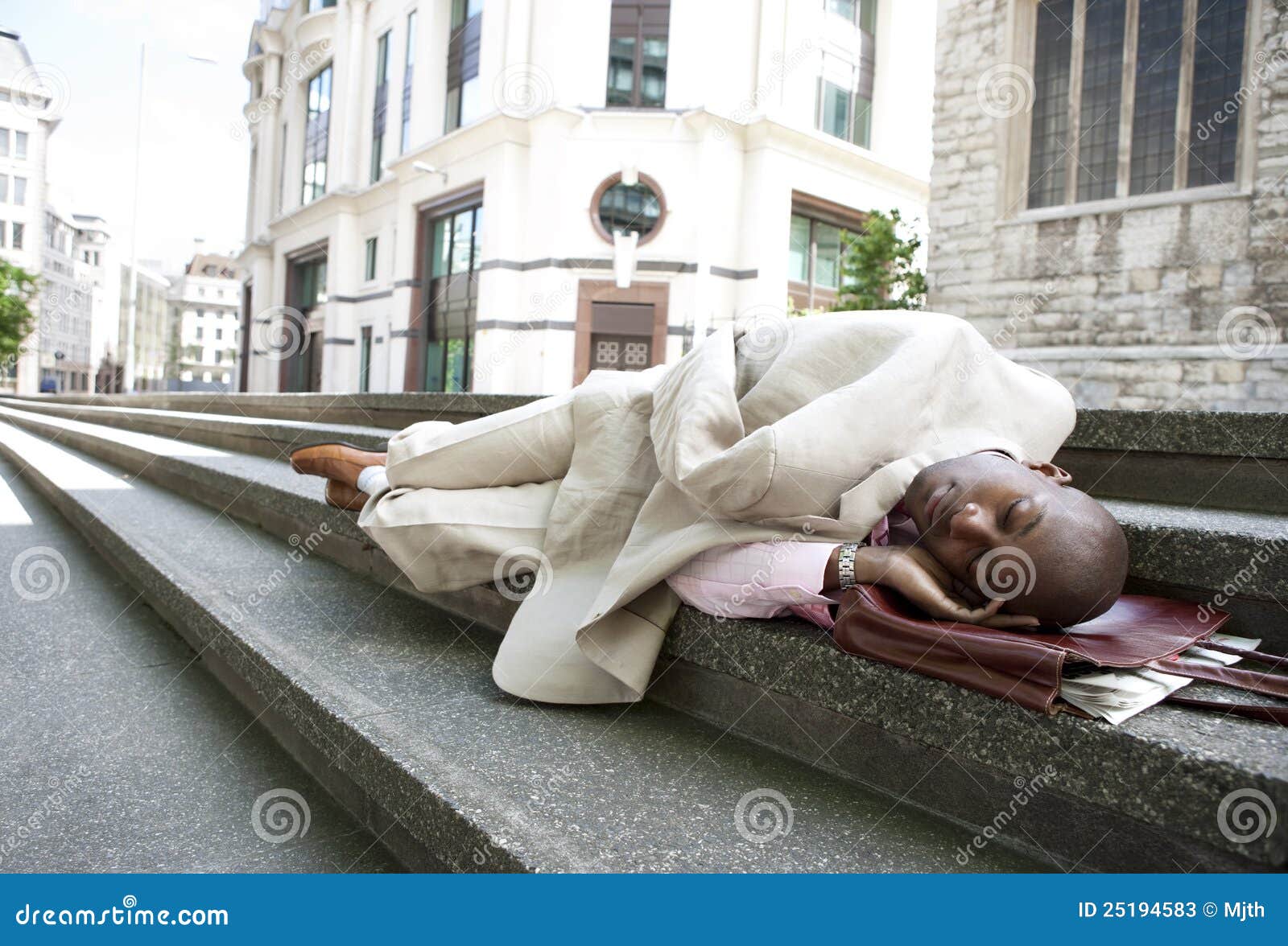 Homeless Businessman stock image. Image of finance, loosing - 25194583