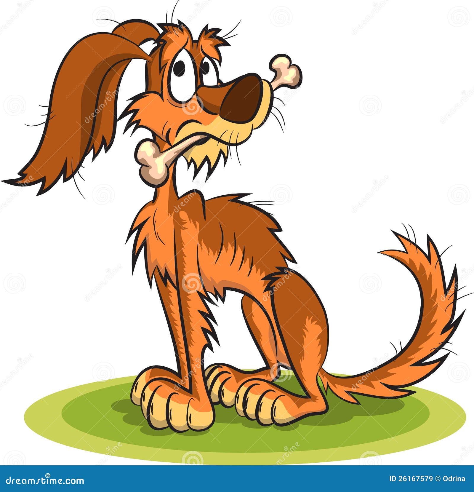 Homeless dog stock vector. Illustration of funny, eyes - 26167579