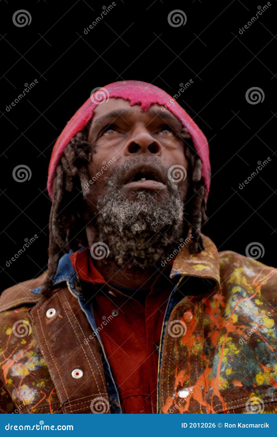 Homeless Man With Beard