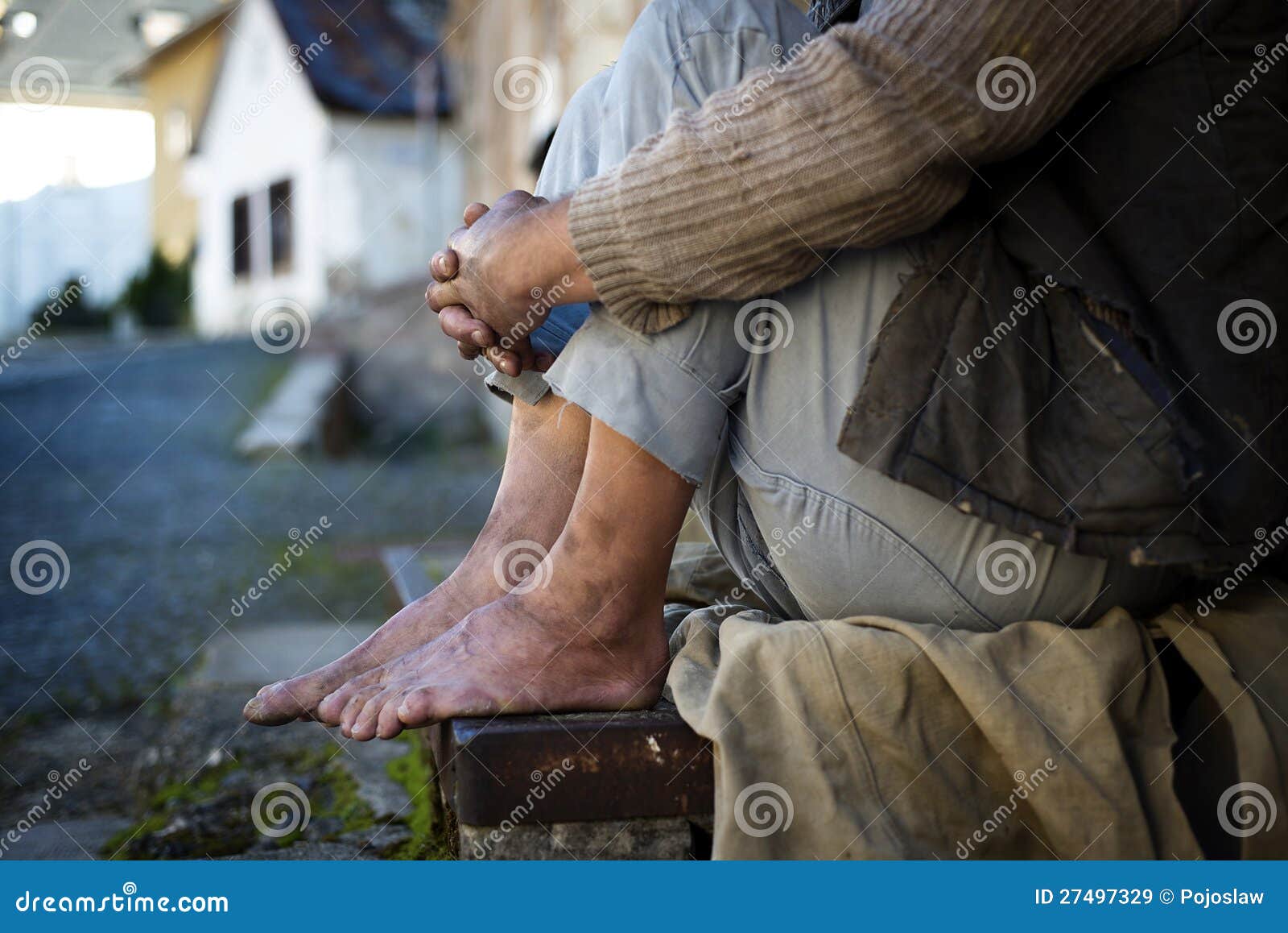 Homeless man stock image. Image of person, drunkeness - 27497329