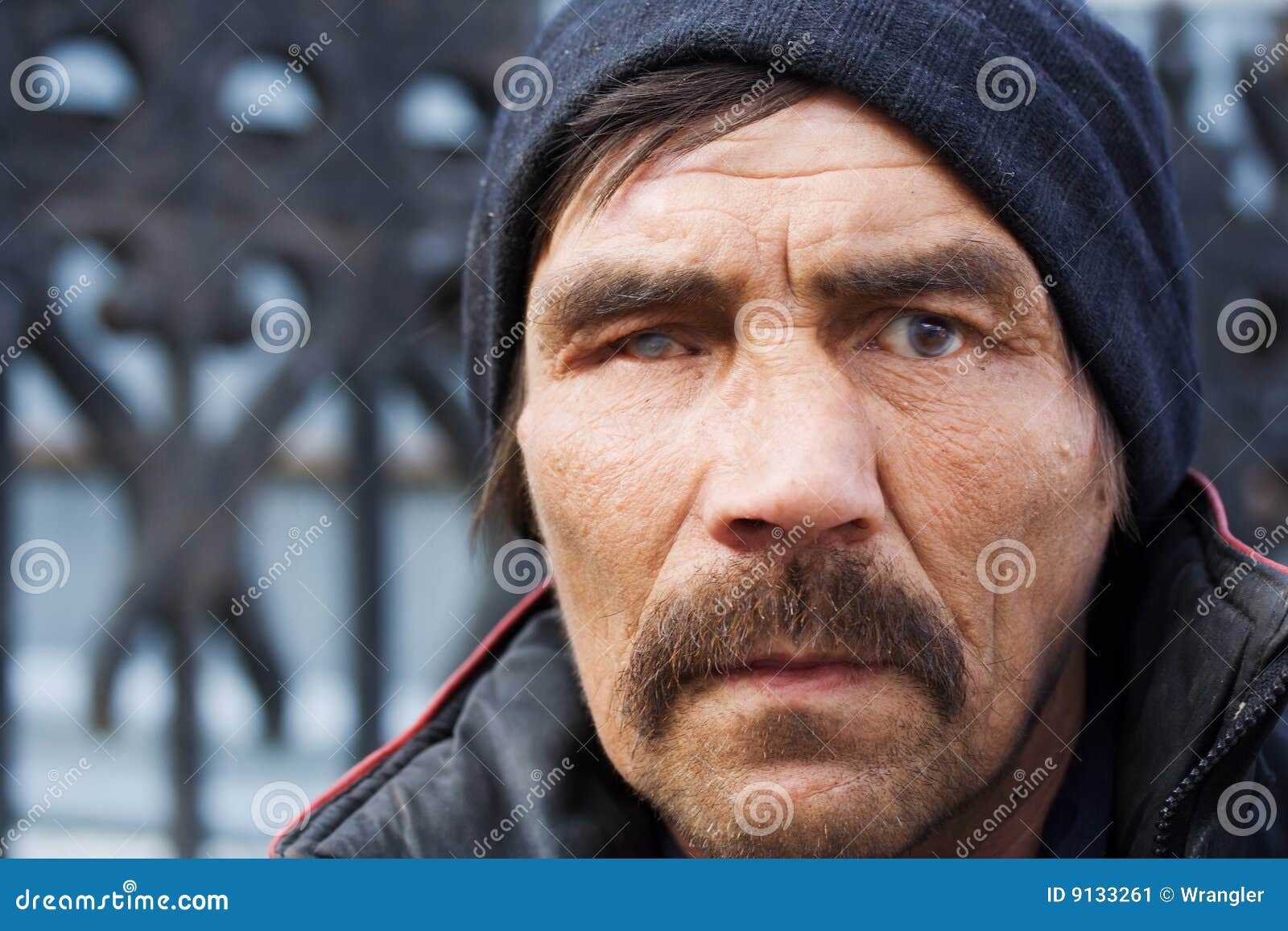 Homeless man stock image. Image of look, illness, human - 9133261