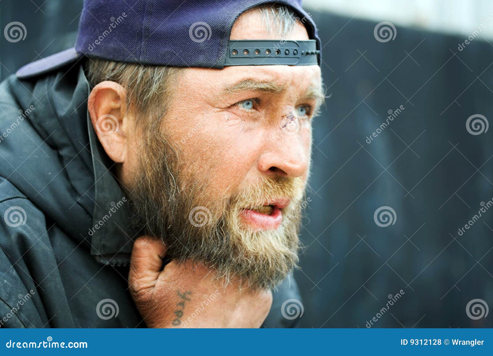 Homeless man stock photo. Image of adult, human, hopeless - 9312128