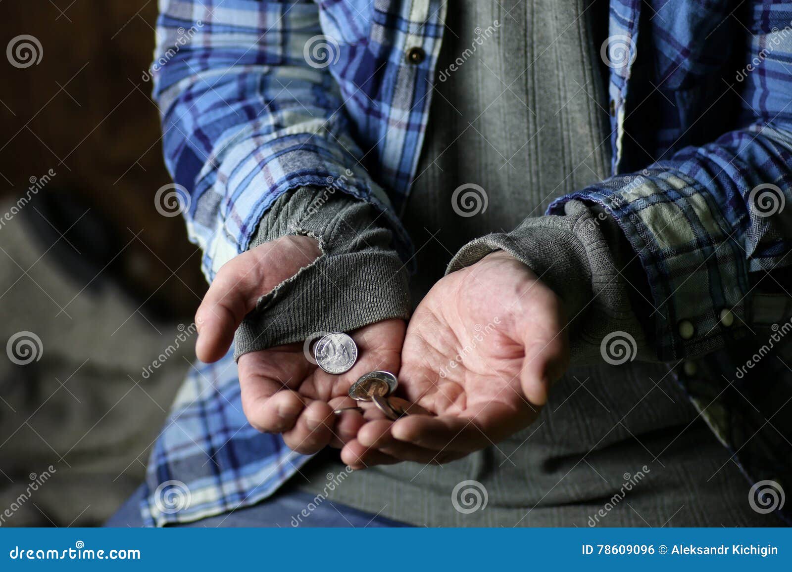 Homeless man hand help stock photo. Image of lonely, cupped - 78609096