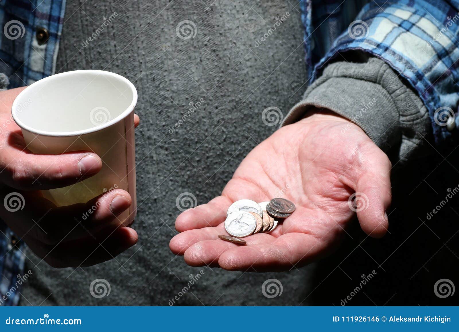 Homeless man hand help stock photo. Image of charity - 111926146