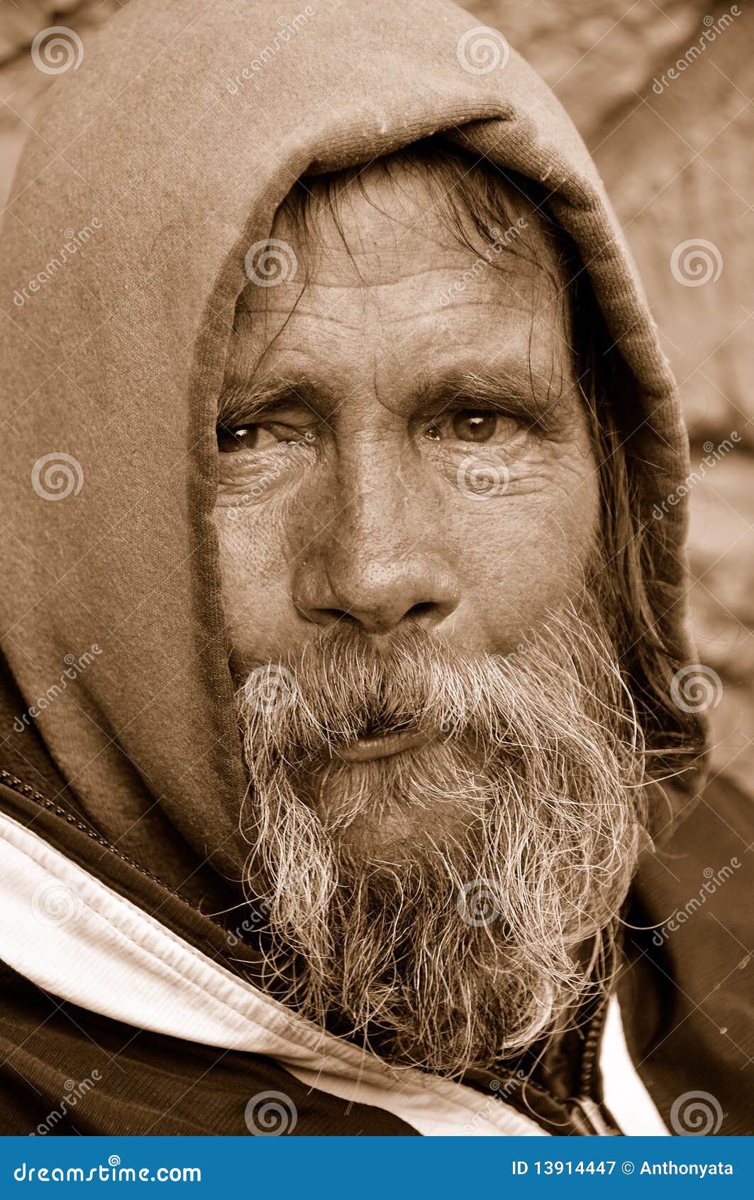 The Homeless Man Look stock image. Image of angle, bloodshot - 13914447