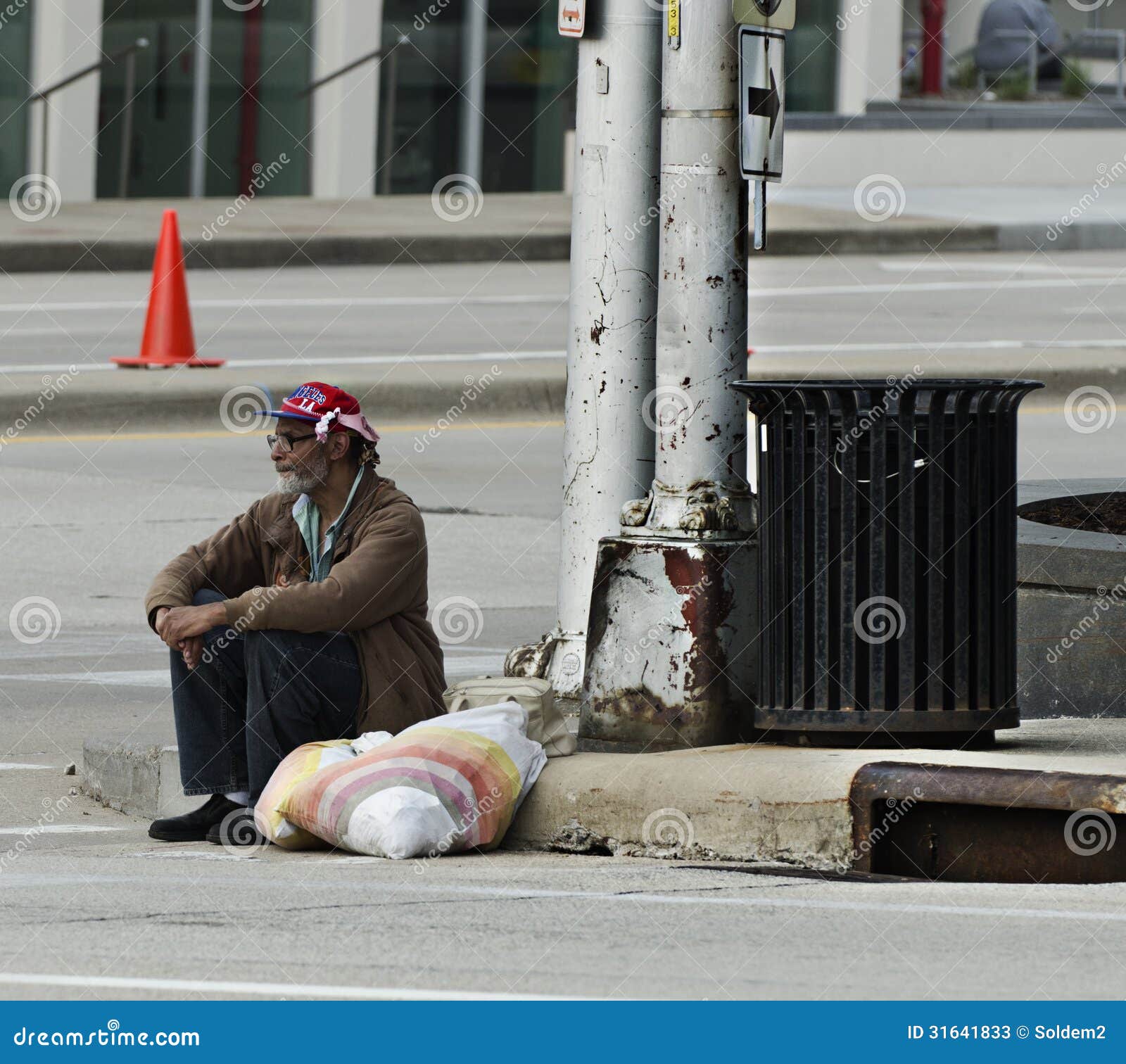 Homeless Man editorial stock photo. Image of looking - 31641833
