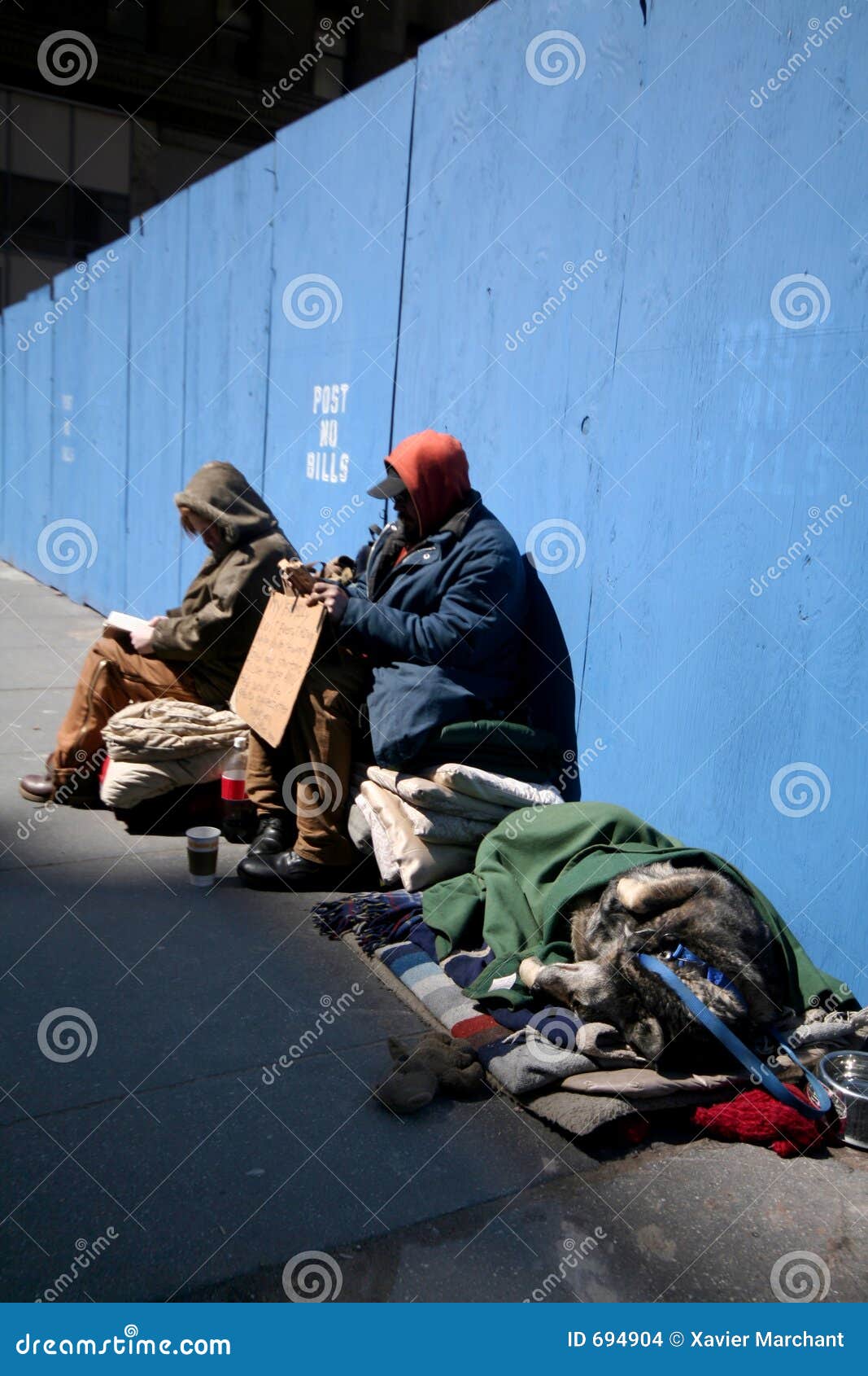 Homeless in Manhattan stock photo. Image of street, style - 694904