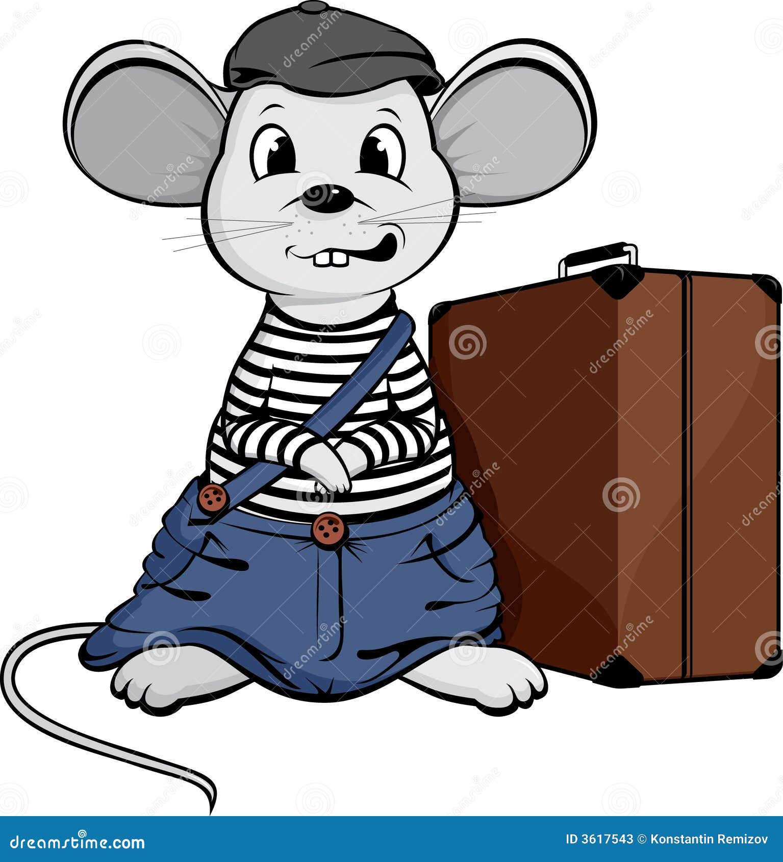 The homeless mouse stock vector. Illustration of rodent - 3617543