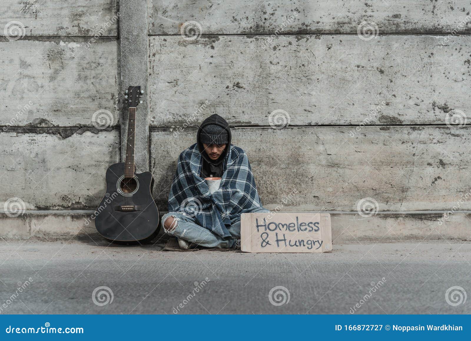 Homeless Old Man Lost His Home And Was Left Alone With Luggage Sitting