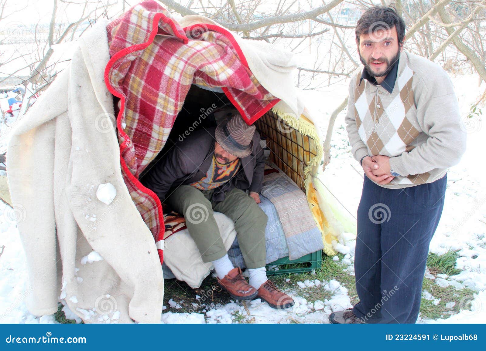 Homeless Barefoot Lying Sleeping Street, La Paz, Bolivia. Editorial ...