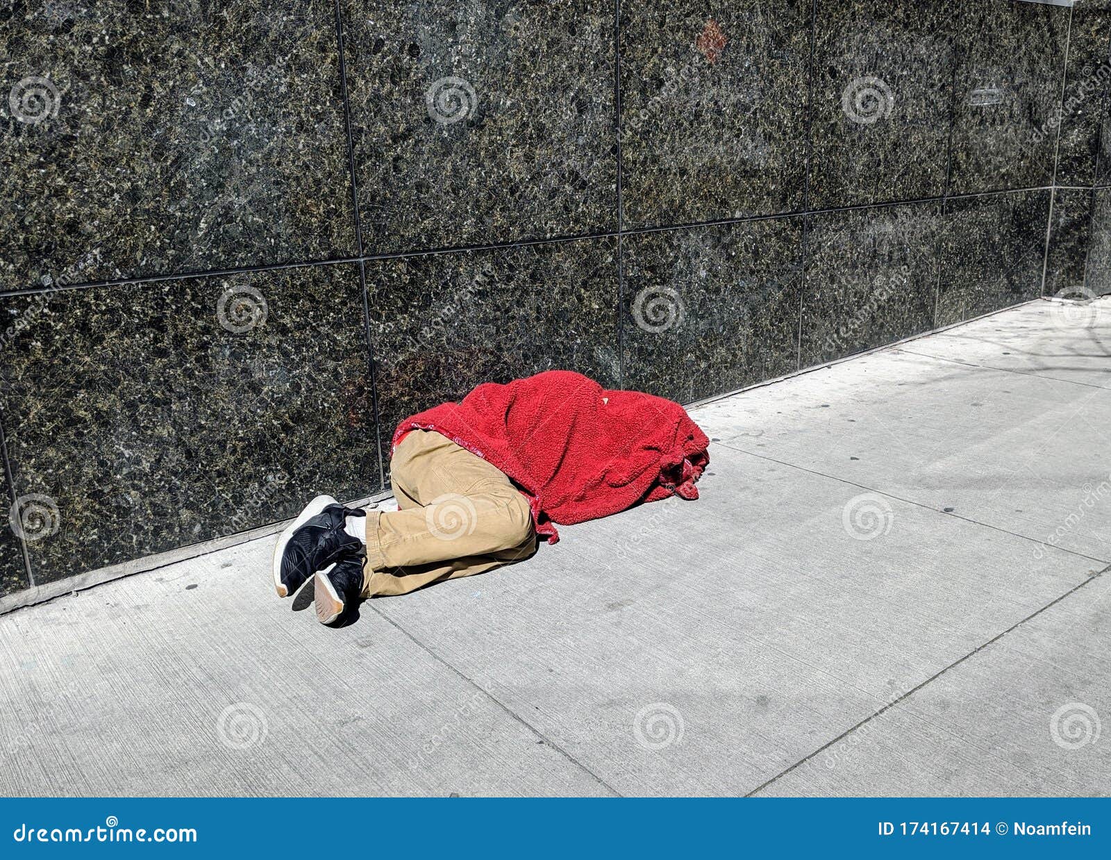 Homeless Person Sleeping on the Streets of Austin Texas Editorial Stock ...