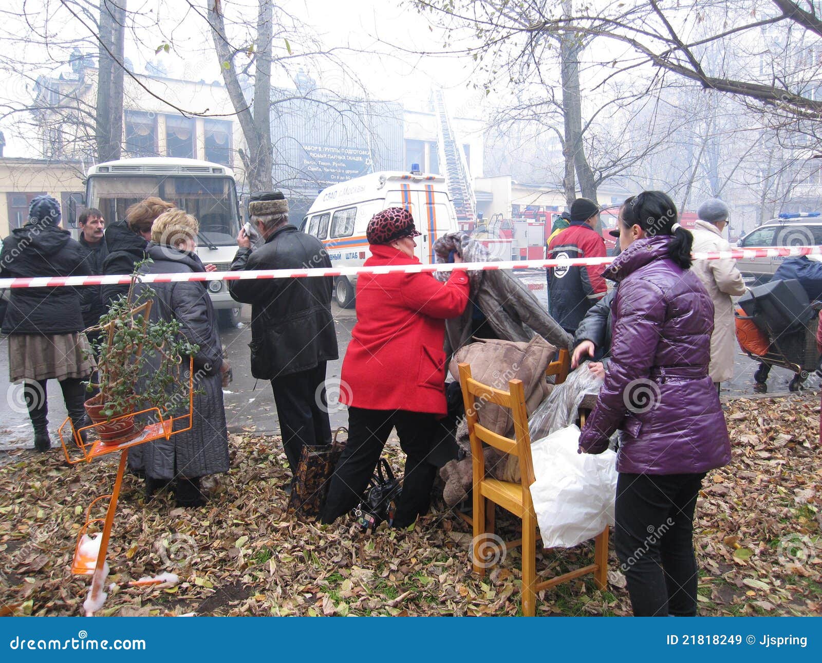 Homeless victims of a fire editorial stock image. Image of burn - 21818249