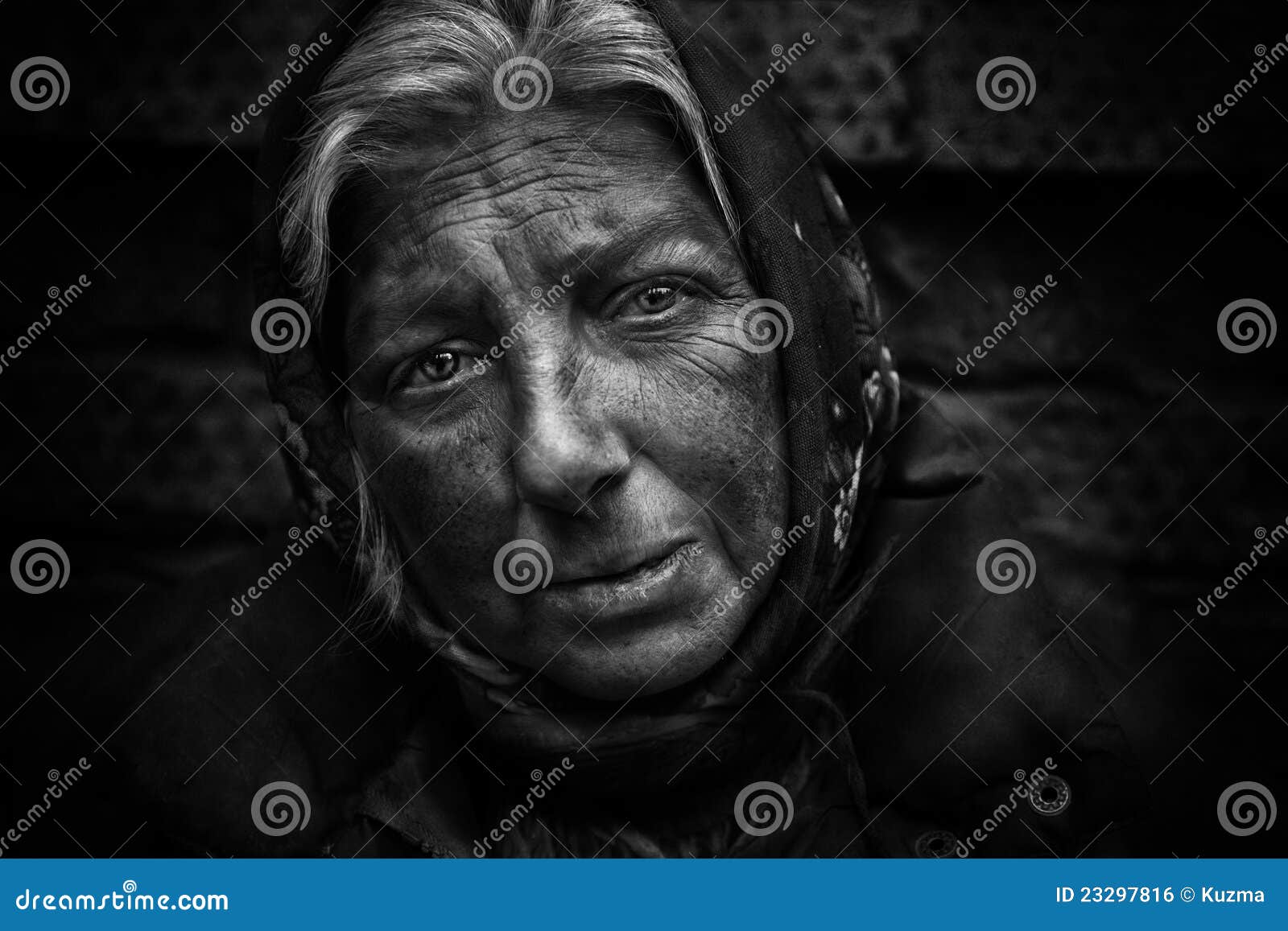 Homeless Woman Face