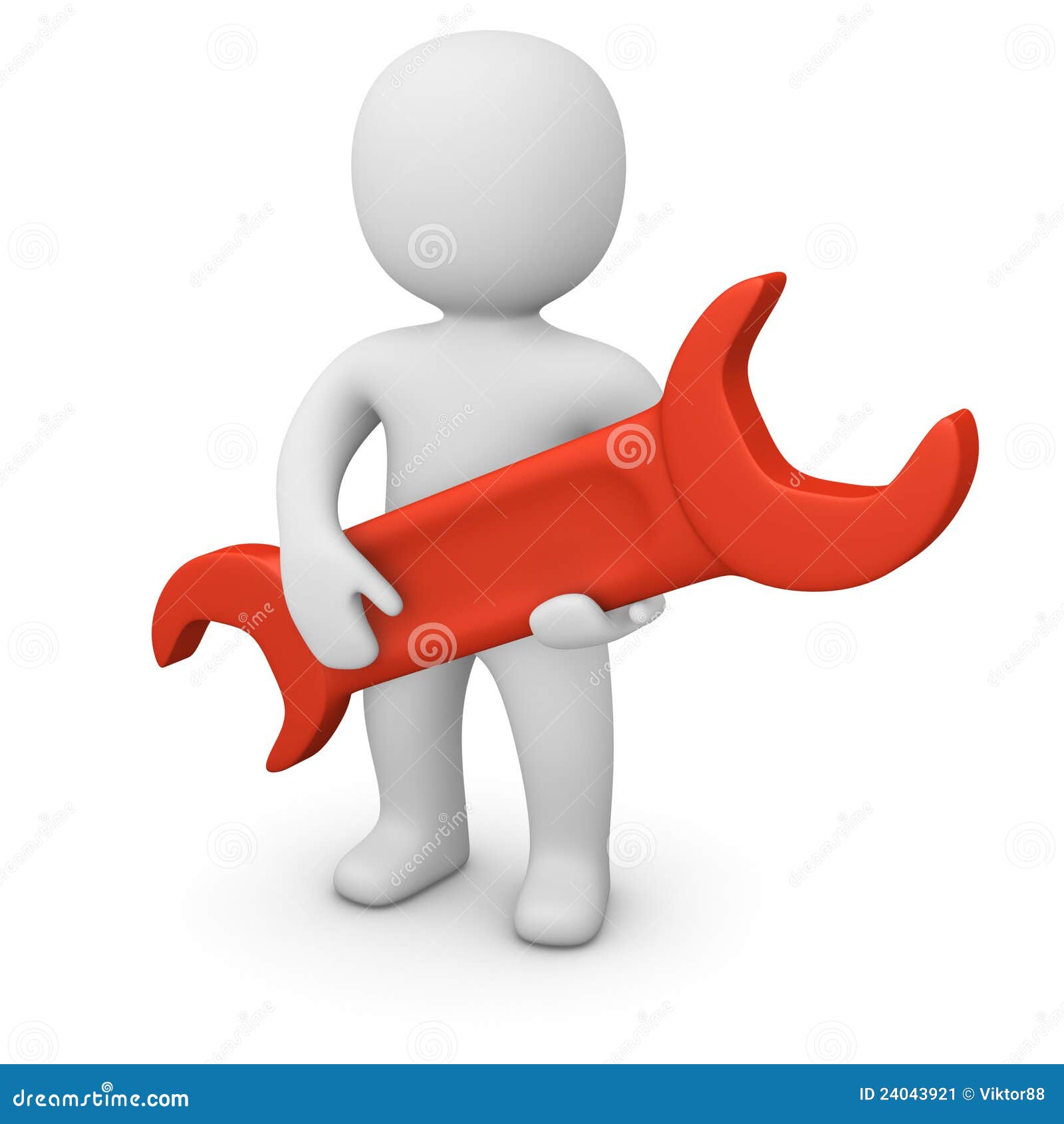 Homem 3d com uma chave ilustração stock. Ilustração de chave - 24043921