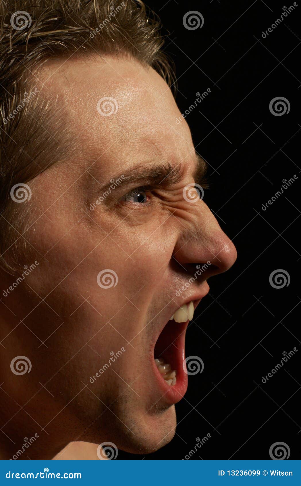 Homem agressivo imagem de stock. Imagem de violência - 13236099